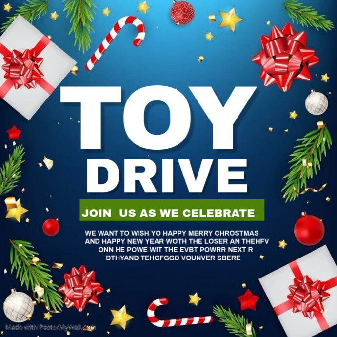toy drive Template | PosterMyWall