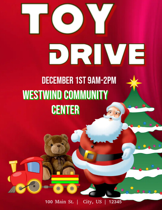 Toy Drive Template | PosterMyWall
