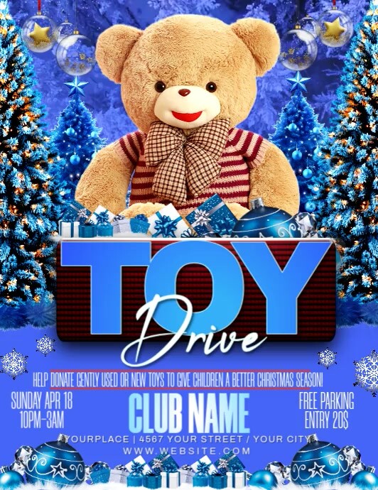 Copy of toy drive | PosterMyWall