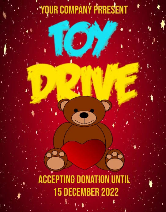 Toy Drive Template | PosterMyWall