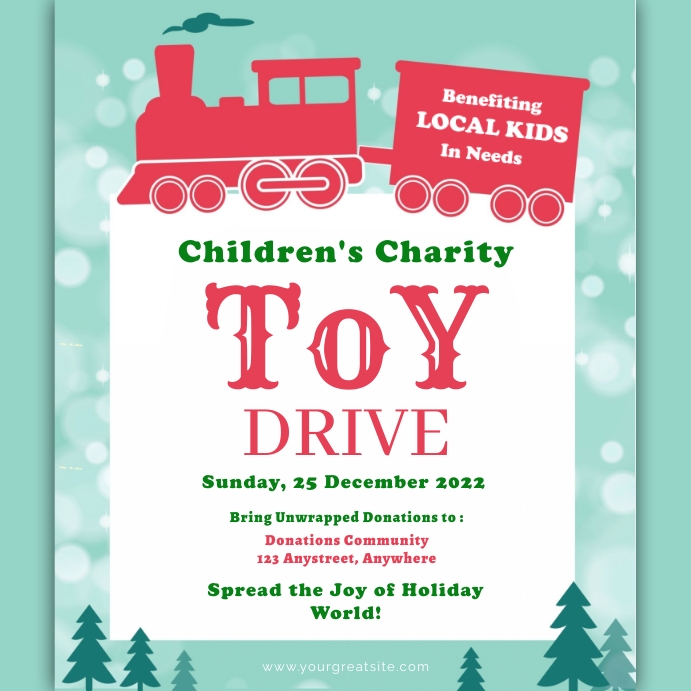 Toy Drive Template | PosterMyWall