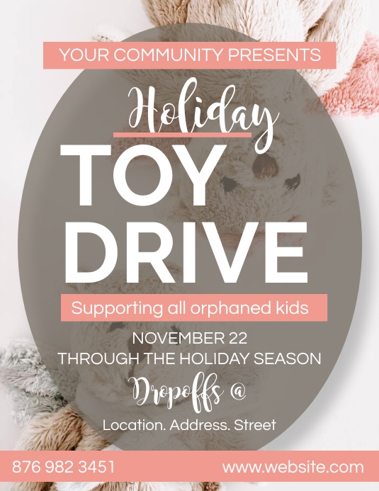 Toy Drive Flyer Template | PosterMyWall