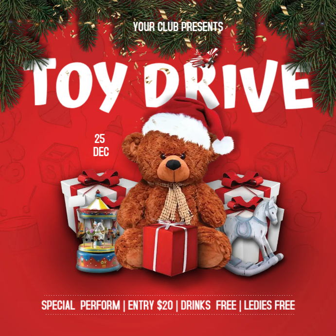 Toy Drive Flyer Template | PosterMyWall