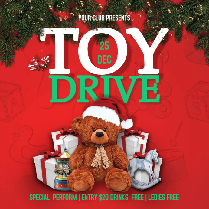 Toy Drive Flyer Template | PosterMyWall