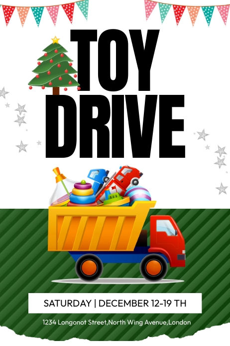 TOY DRIVE FLYER Template | PosterMyWall