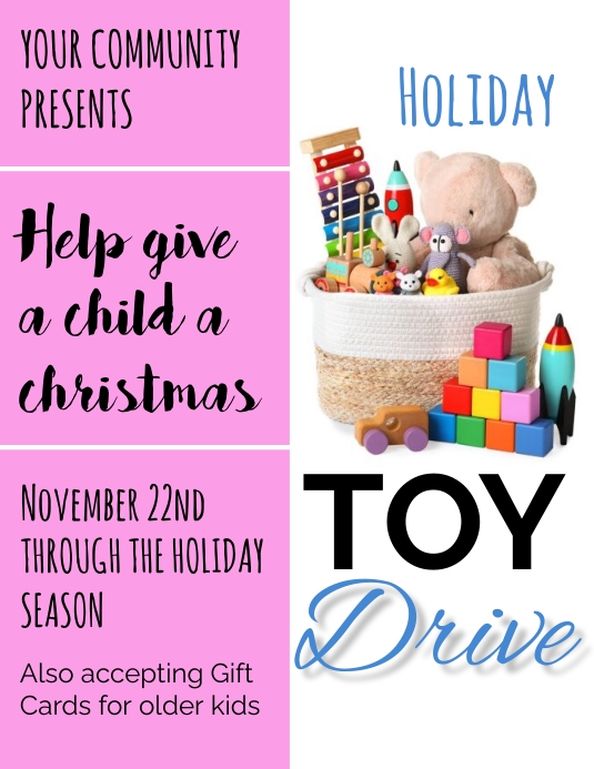 Toy Drive Flyer Template | PosterMyWall