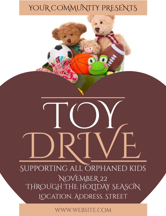Toy Drive Flyer Template | PosterMyWall