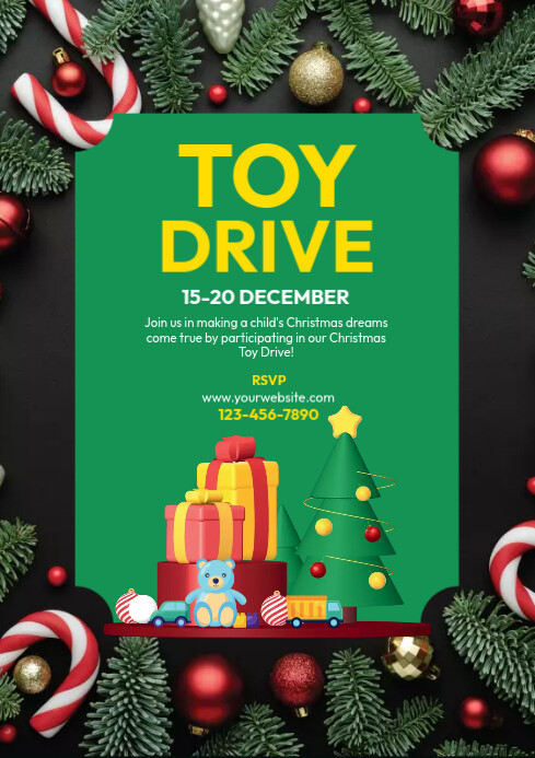 Toy Drive Flyer Template | PosterMyWall