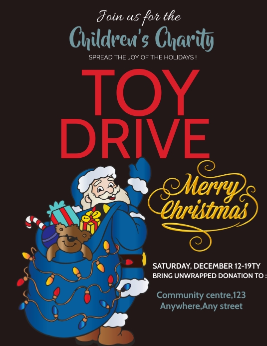 Copy of toy drive poster | PosterMyWall