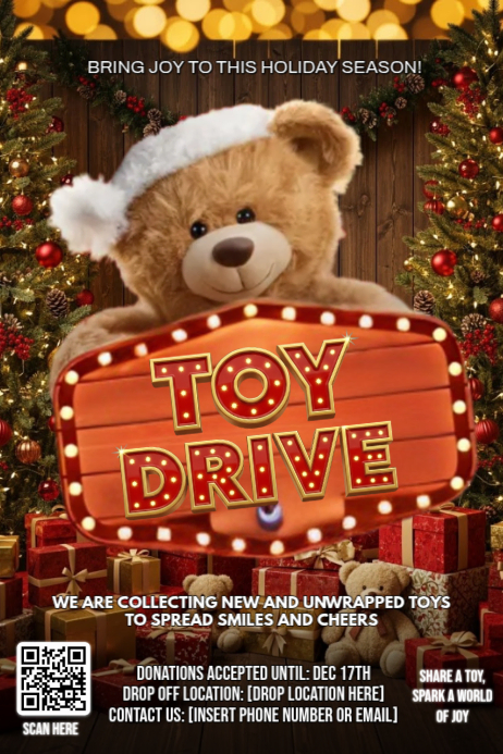 Toy Drive Template | PosterMyWall