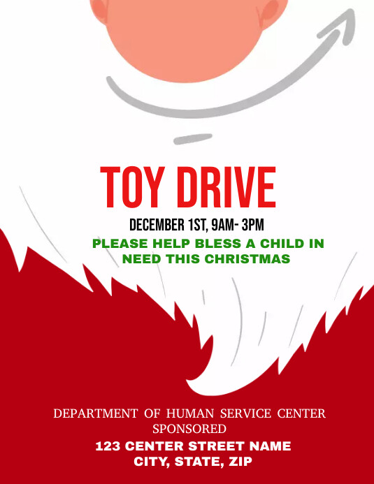 Toy Drive Template | PosterMyWall