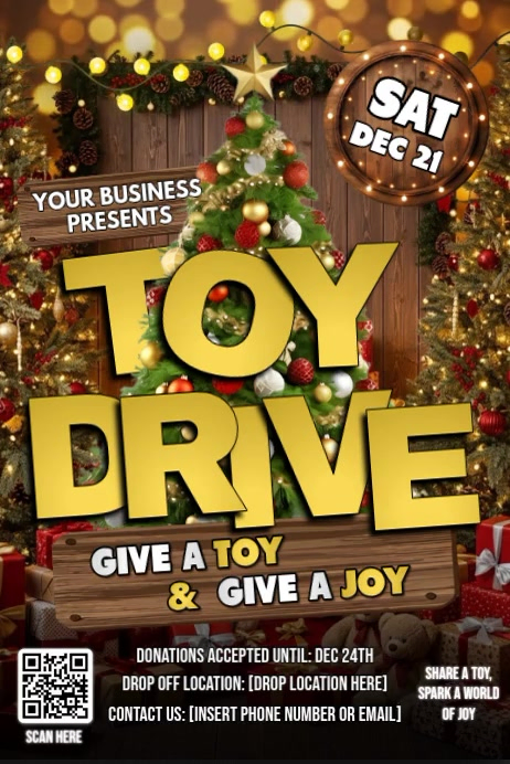 Toy Drive Template | PosterMyWall