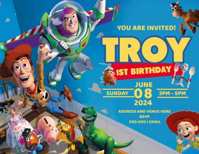 Printable Toy Story 3 Invitations