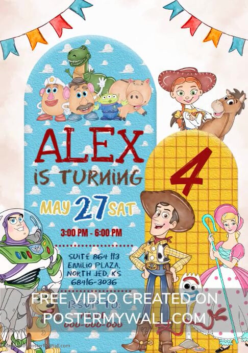 Toy Story Template | PosterMyWall