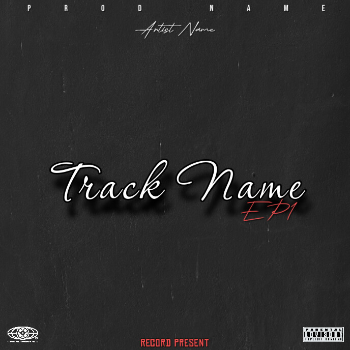 Track mixtape cover Template | PosterMyWall