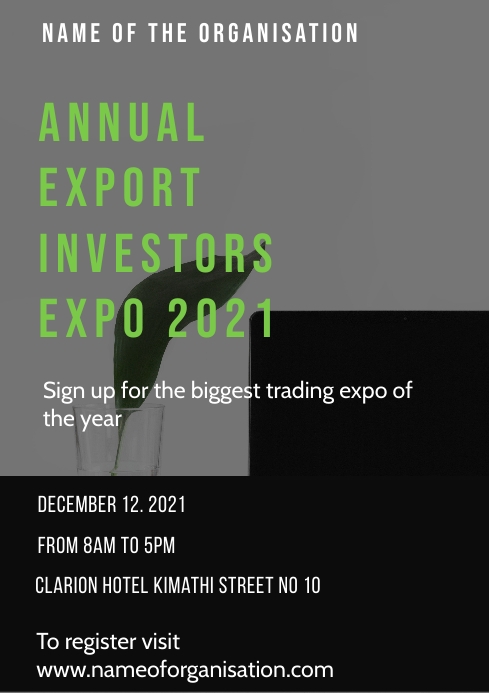 Trade expo flyer template | PosterMyWall