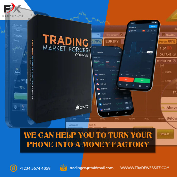 trading market business flyer template | PosterMyWall