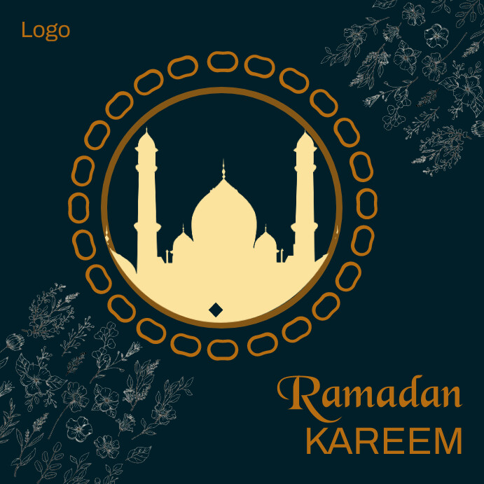 Traditional arabic mandala style ramadan kare Template | PosterMyWall