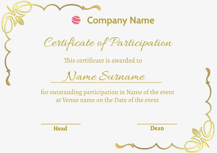 Traditional Certificate 7 Template | PosterMyWall
