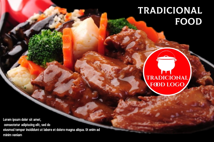 traditional food Template | PosterMyWall