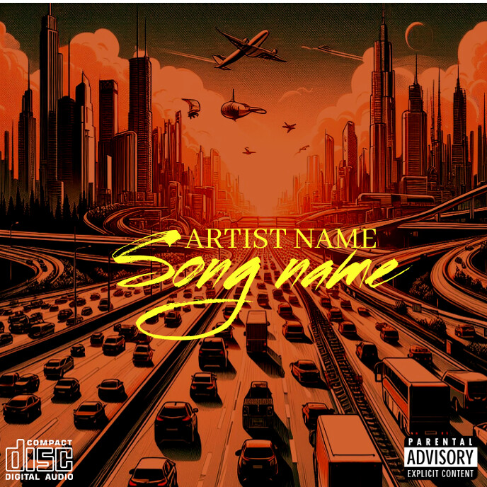 Plantilla de Traffic album cover | PosterMyWall