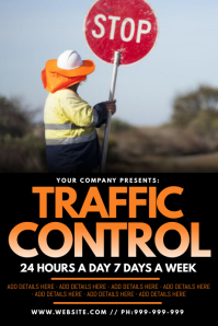 Traffic Control Poster Template | PosterMyWall