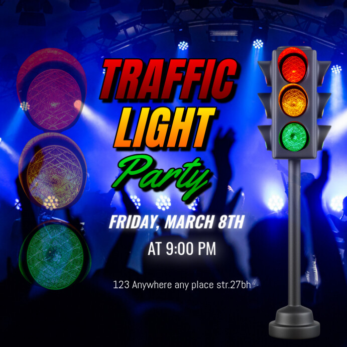 Copy of traffic light | PosterMyWall