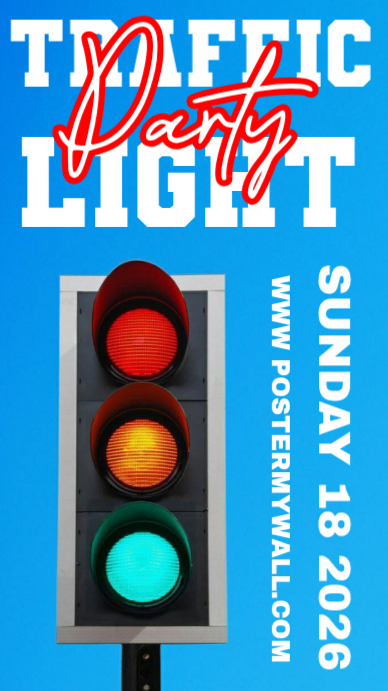 Traffic Light Template | PosterMyWall