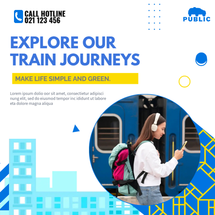 Train Flyers Template | PosterMyWall