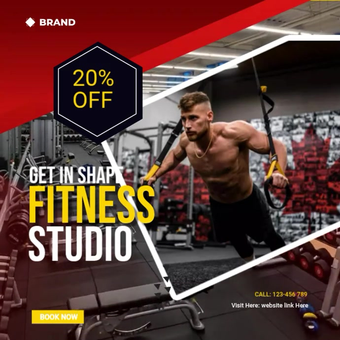 Train Strong, Live Strong Template | PosterMyWall