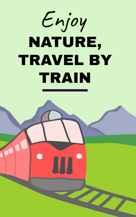 Train travel poster Template | PosterMyWall