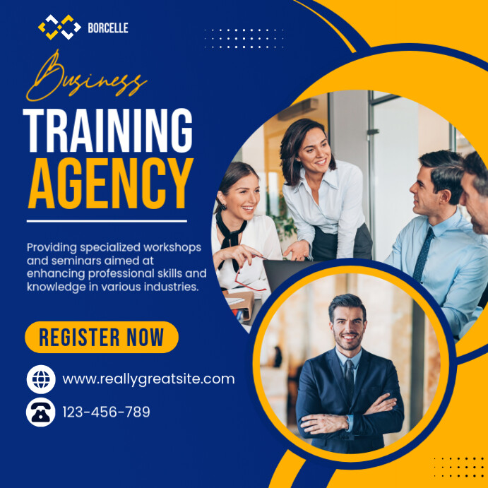 TRAINING AGENCY Template | PosterMyWall