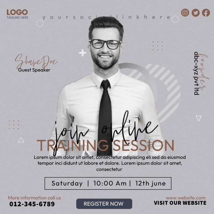 Copy of Training Session | PosterMyWall