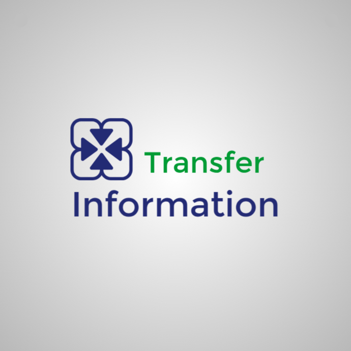 Transfer Information Template | PosterMyWall