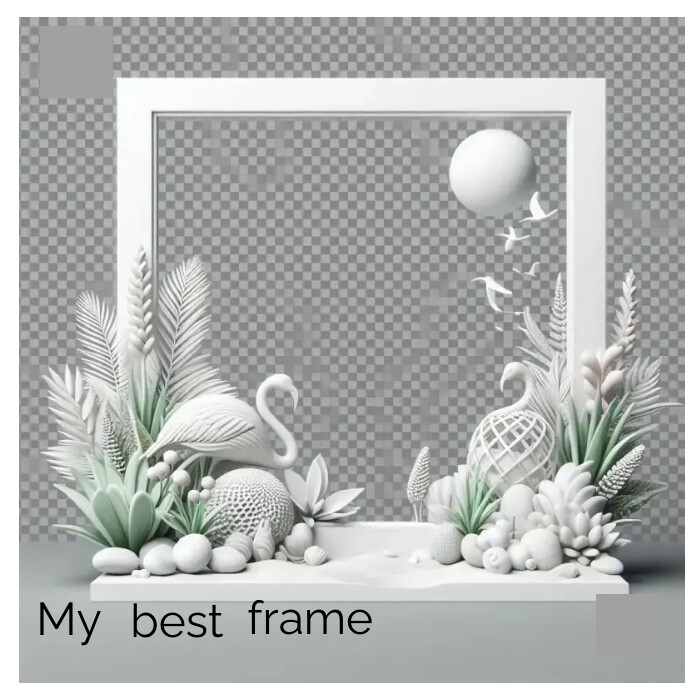 Copy of Transparent frame | PosterMyWall