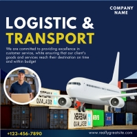 TRANSPORT AND LOGISTICS CARGO TEMPLATE | PosterMyWall