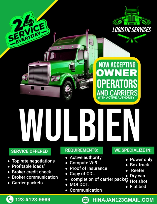 Plantilla de transport flyer, logistics flyer, cargo truck | PosterMyWall