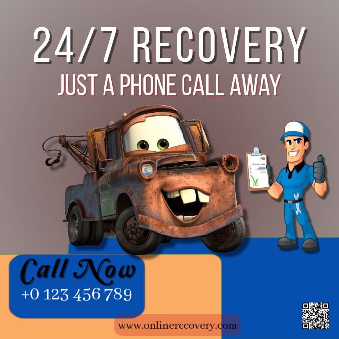 Transport Recovery Template | PosterMyWall