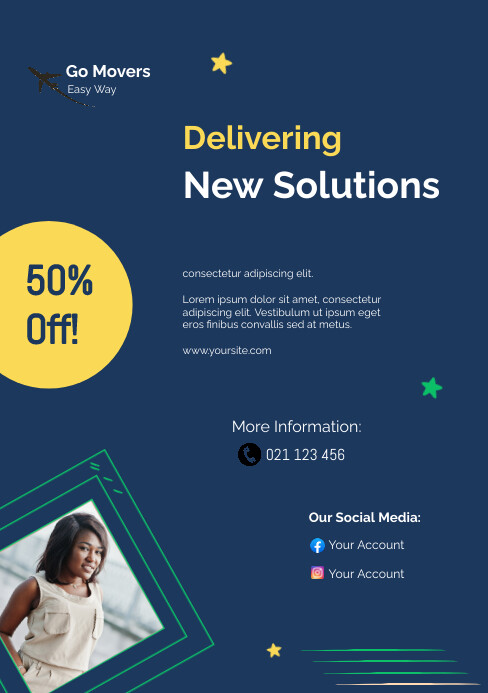 Plantilla de Transportation service flyer | PosterMyWall