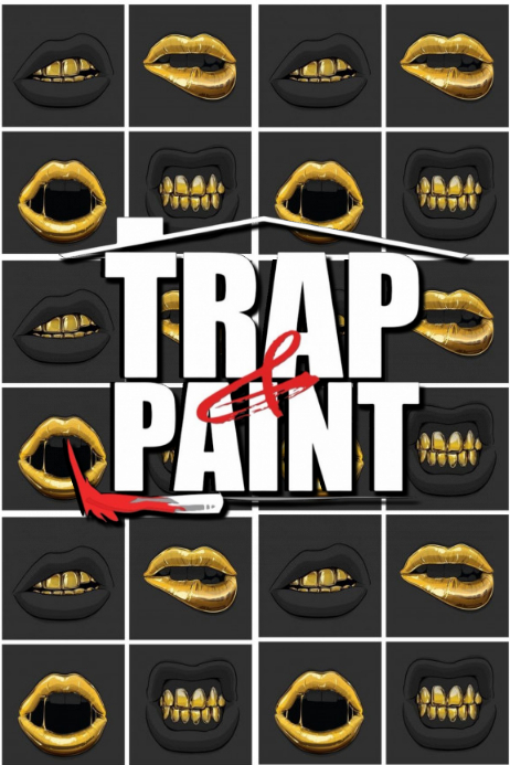 Copy of Trap & Paint Backdrop | PosterMyWall