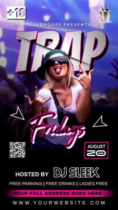 TRAP FRIDAYS PARTY FLYER TEMPLATE | PosterMyWall