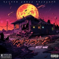 Gun Rap Trap Mixtape Cover Art Template | PosterMyWall