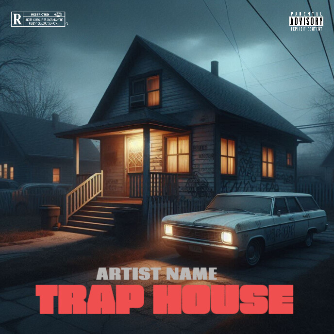 Trap house mixtape cover Template | PosterMyWall
