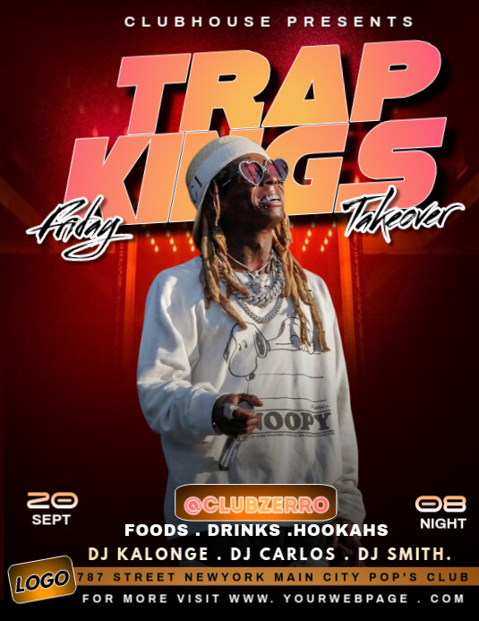 Copy of trap night, hiphop party posters | PosterMyWall