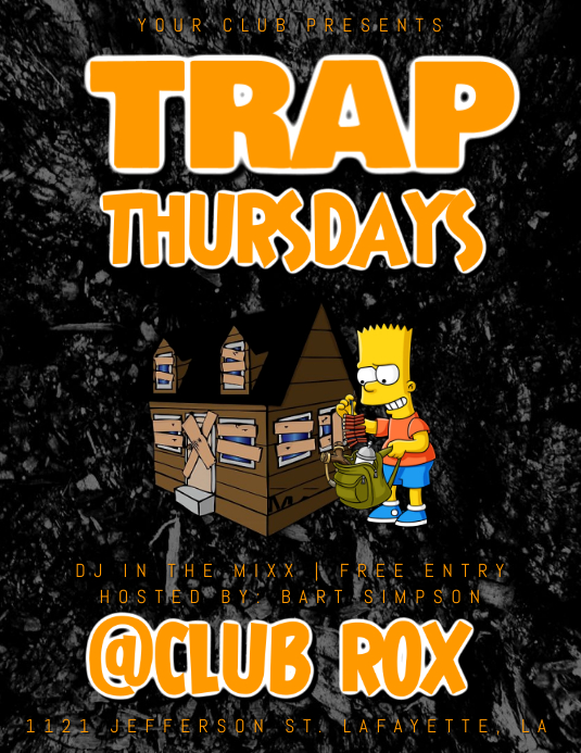 Copy of TRAP THURSDAYS CLUB FLYER | PosterMyWall