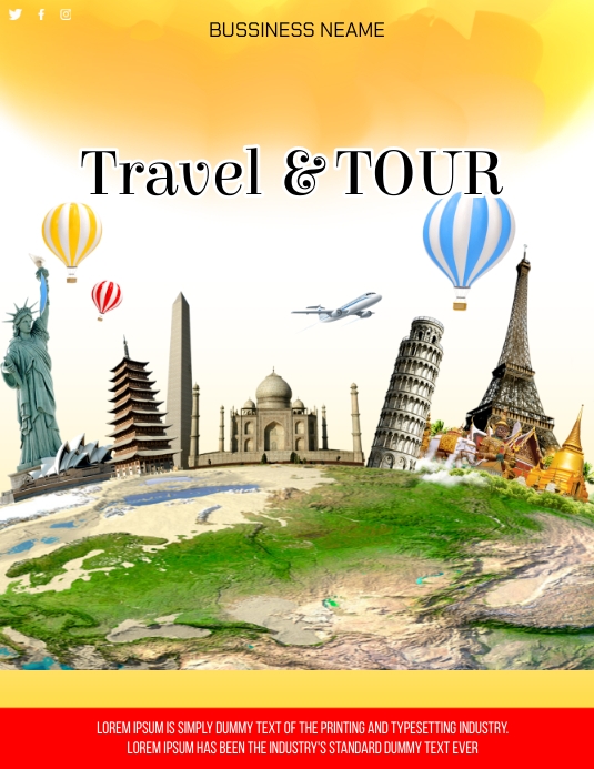 Travel & Tour ad Template | PosterMyWall
