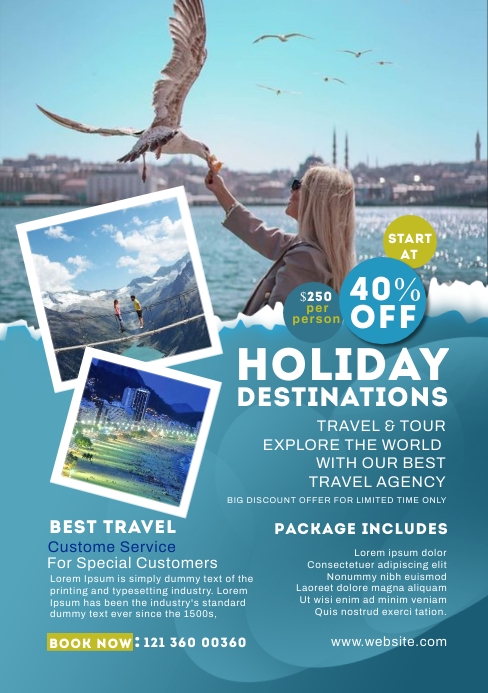 TRAVEL & TOUR Template | PosterMyWall