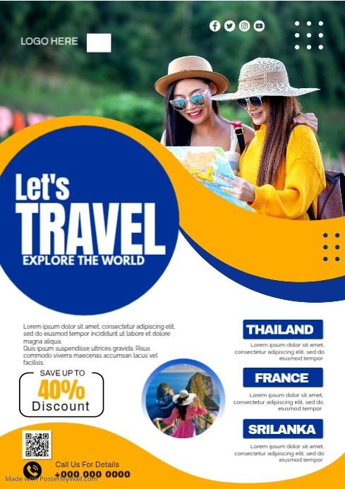 TRAVEL & TOUR Template | PosterMyWall