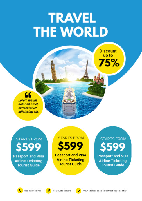 Travel & Tour Template | PosterMyWall