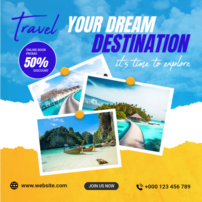 Travel & Tour Template | PosterMyWall